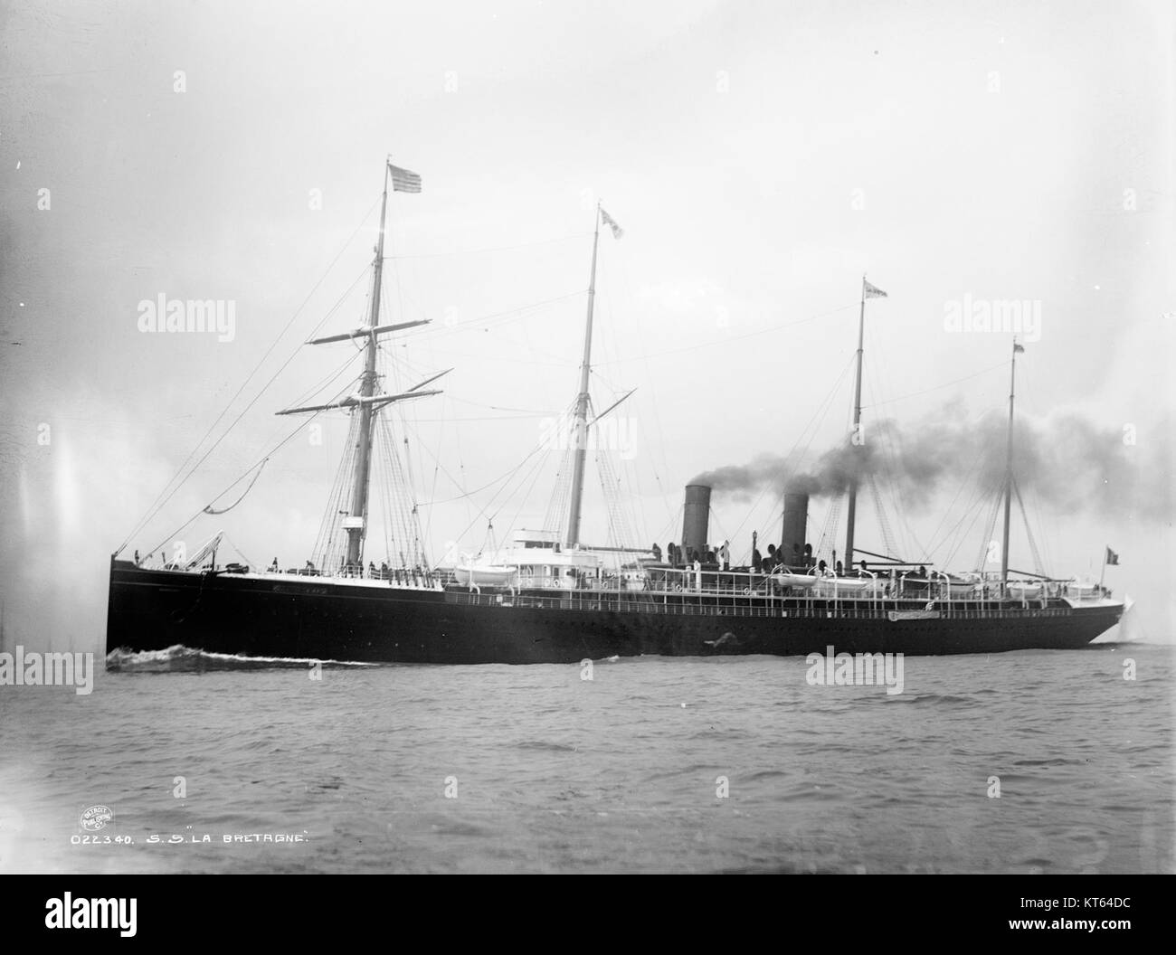 The SS La Bretagne was a French ocean liner built between 1890 and 1895 ...