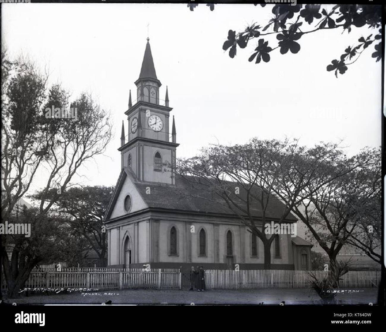 A photograph of St. Anthony Church, captured by Brother Bertram. The ...