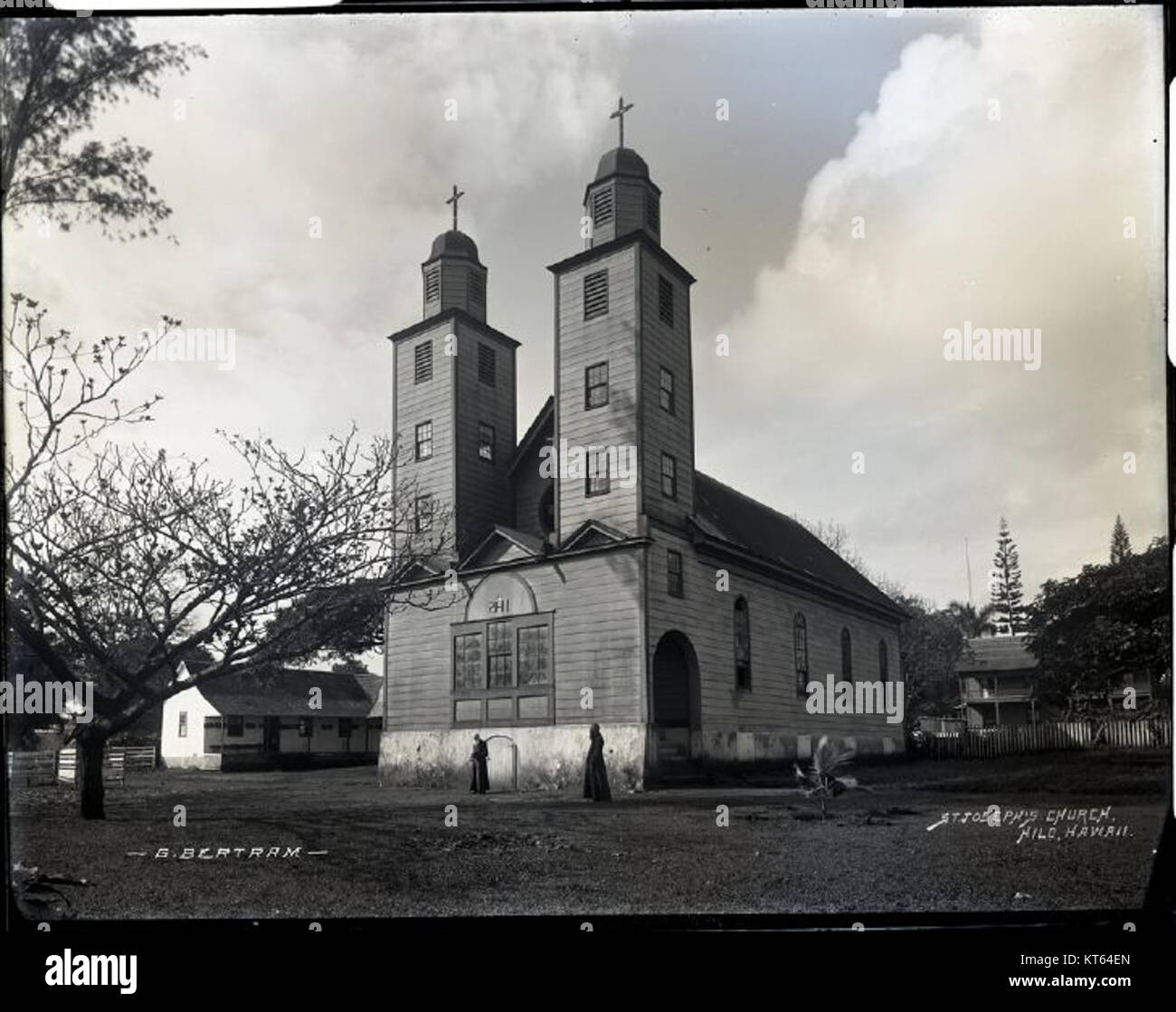 This photograph, captured by Brother Bertram, depicts St. Joseph's ...