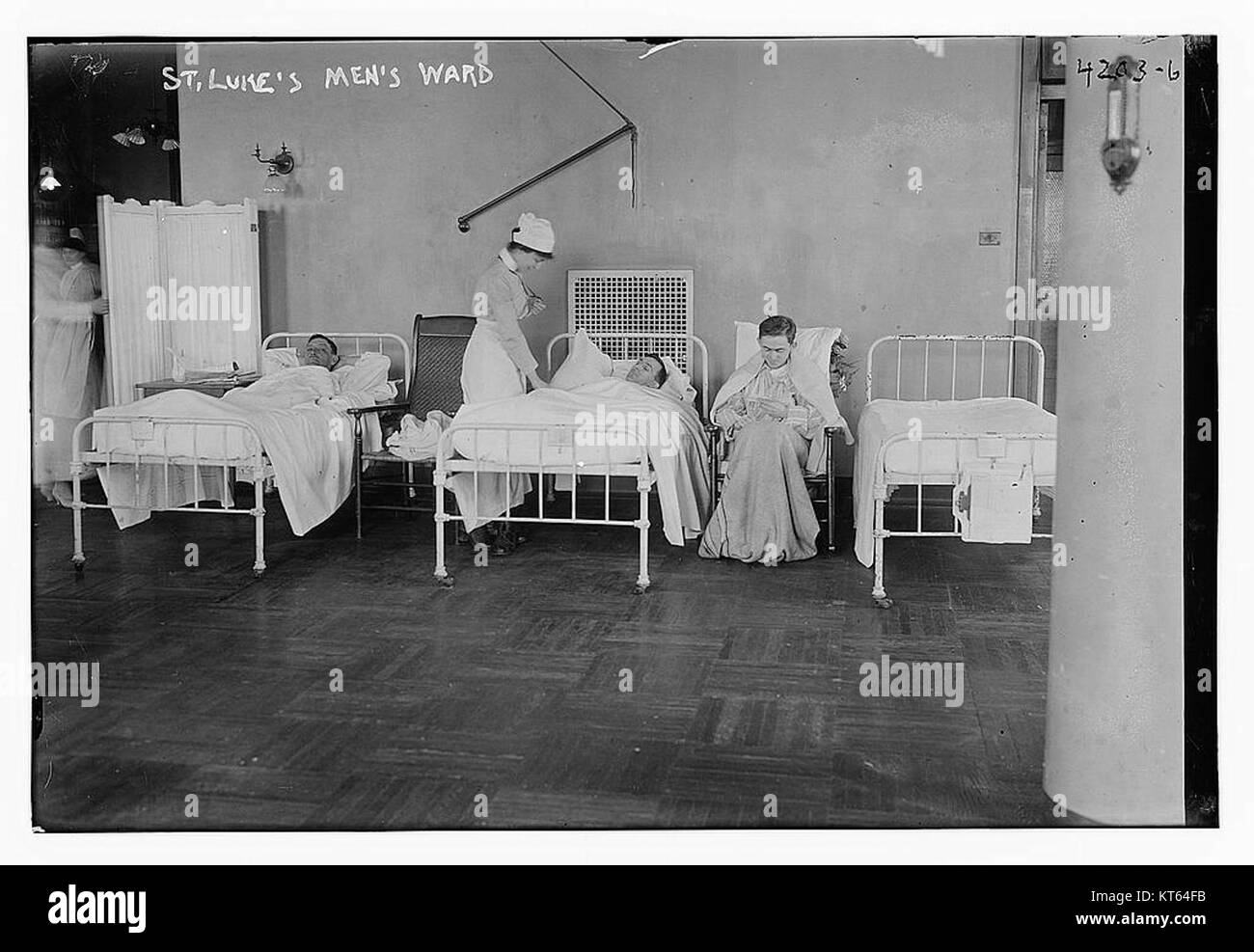 St. Luke's Men's Ward, as seen in this photograph, is a section within ...