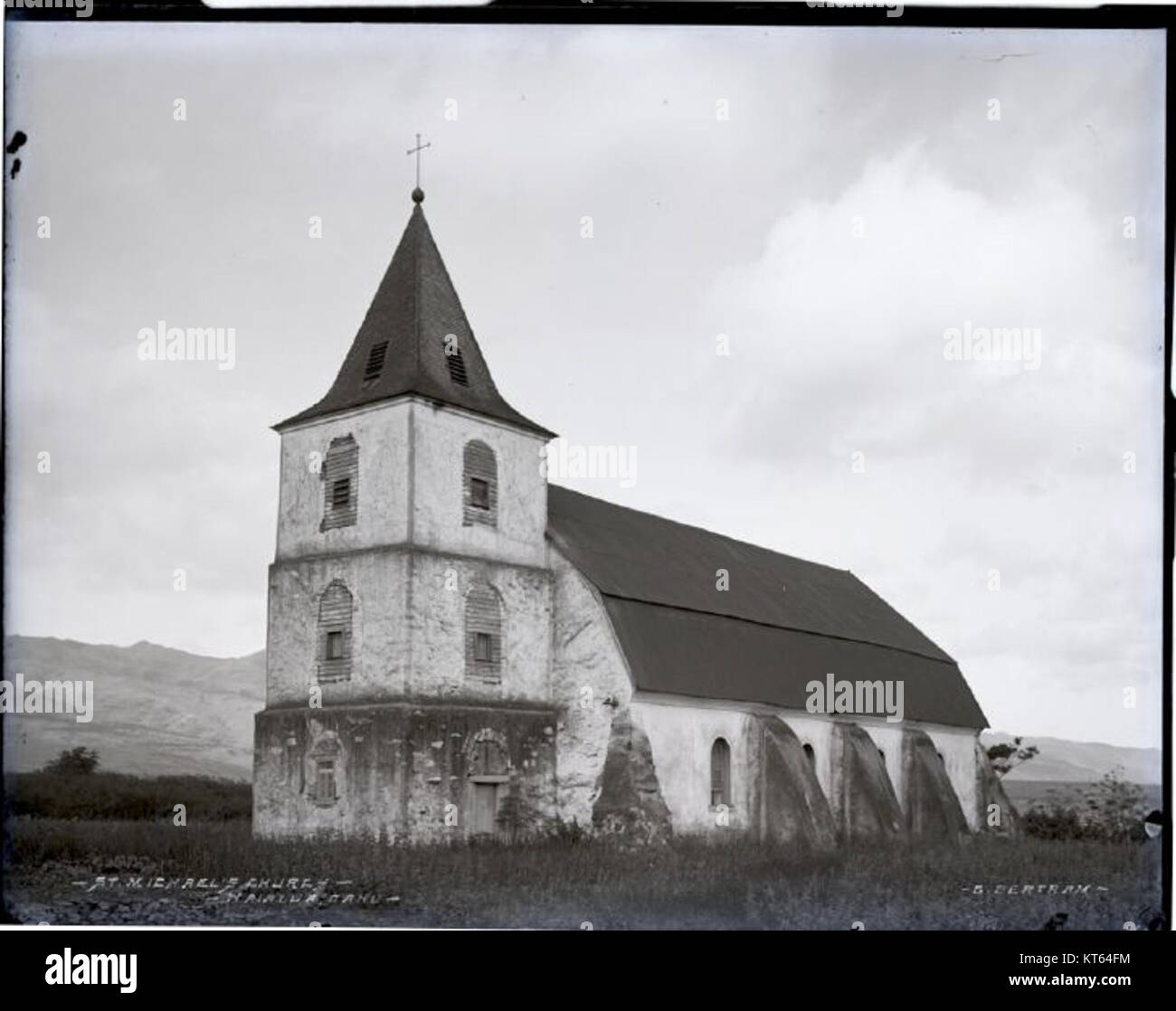St. Michael's Church in Waialua, Hawaii, is a historic church known for ...