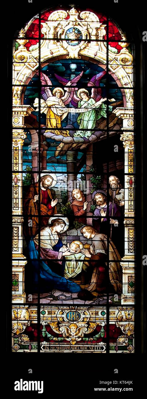 The Cathedral of the Immaculate Conception features intricate stained ...