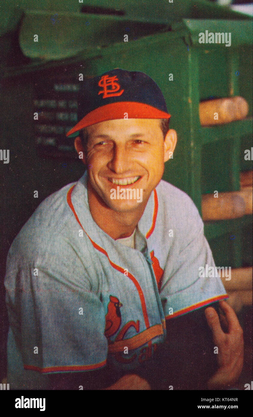 Stan Musial, a Hall of Fame baseball player, is captured in a 1953 ...