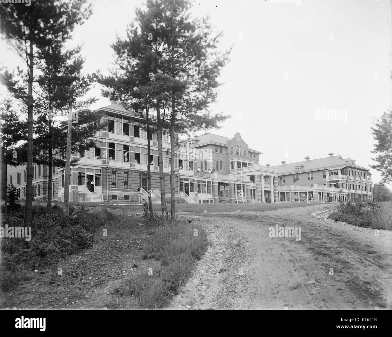 The State Sanitorium at Ray Brook in New York was historically used as ...