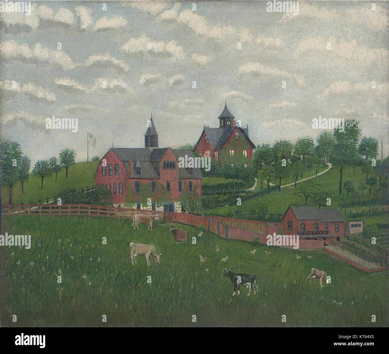 Steel Farm III is an artwork by John Kane, a Scottish-American artist ...