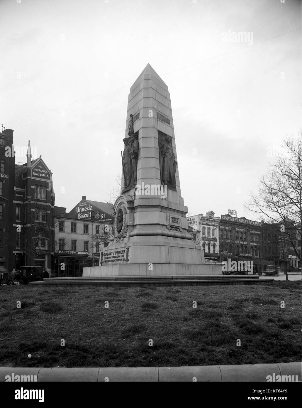 The Grand Army of the Republic (GAR) monument, commemorating Union ...