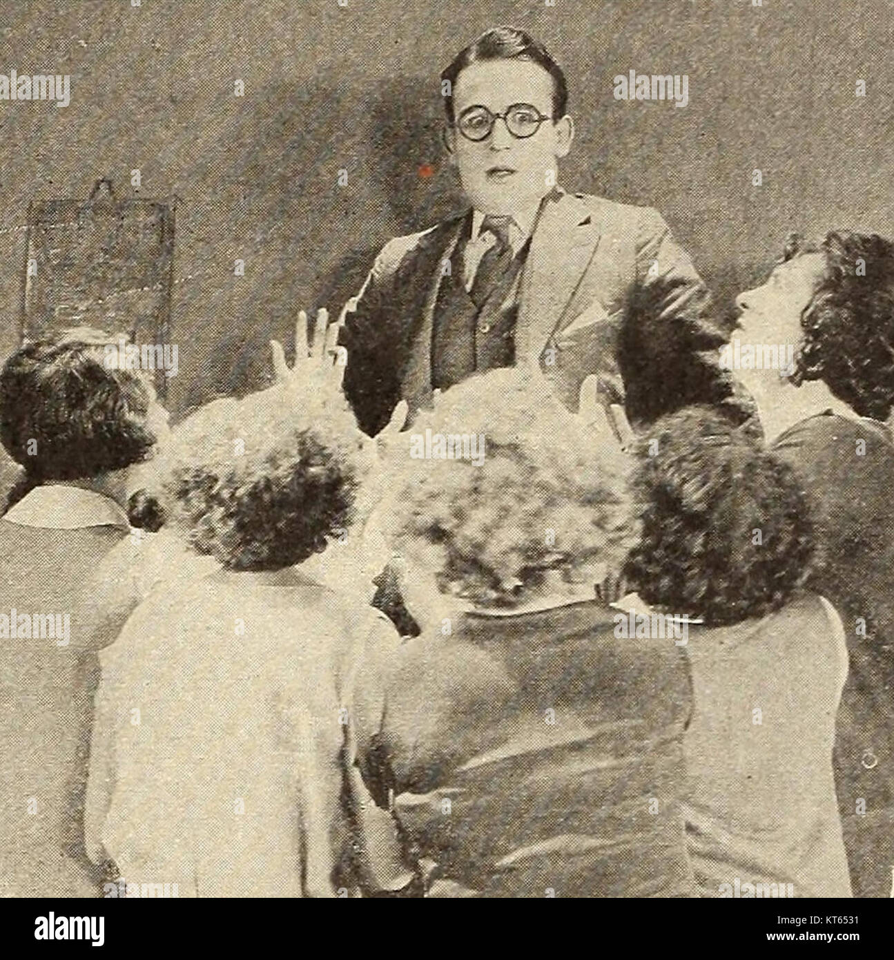 A still from the 1924 silent film 'Girl Shy,' directed by Fred C ...