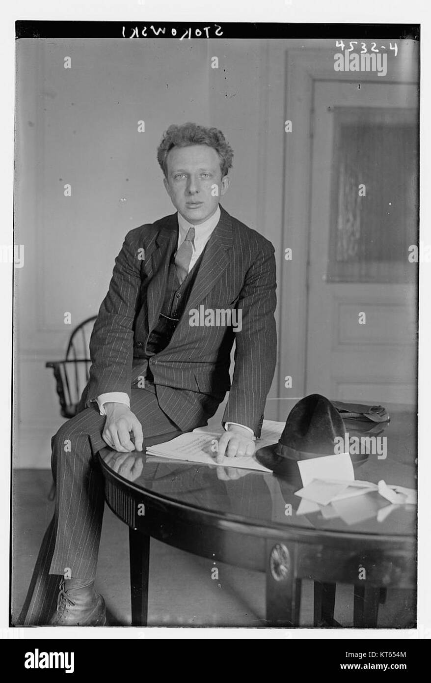 The image refers to Leopold Stokowski, a renowned conductor known for ...