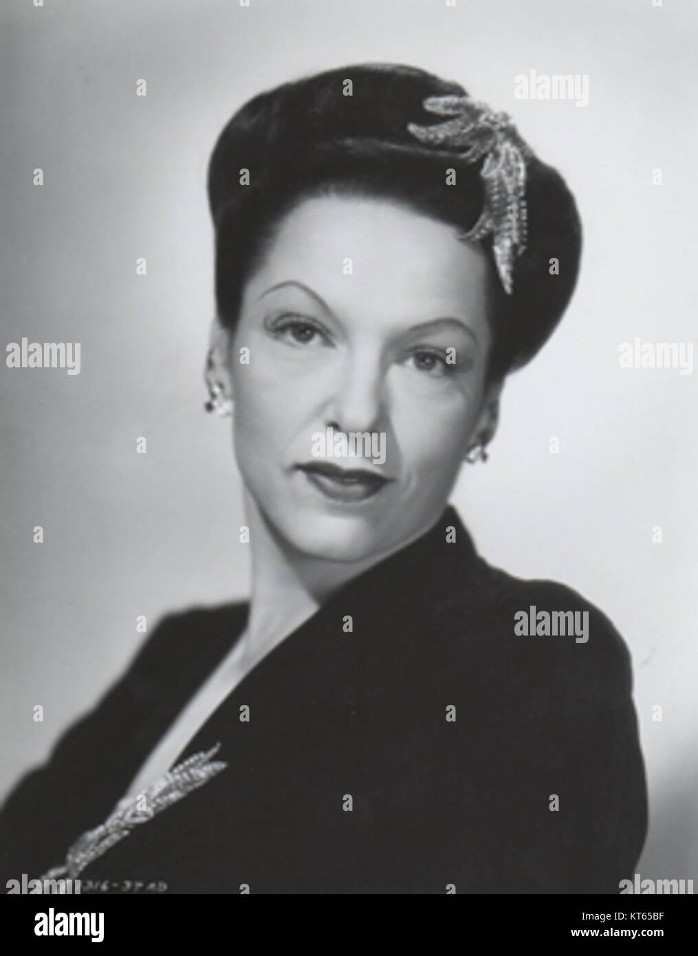 This studio publicity photo features actress Gale Sondergaard. Known ...