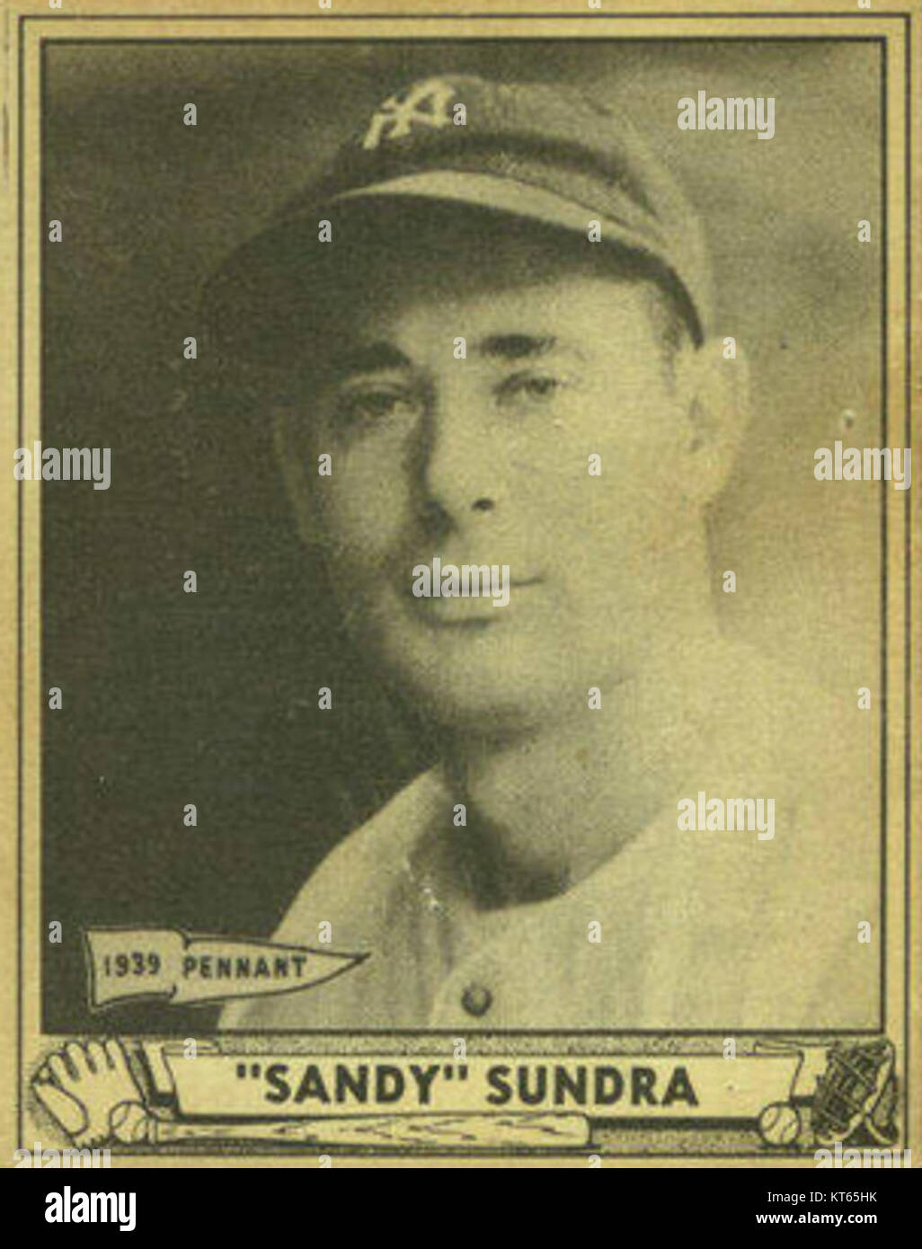 Sundra baseball 1940 Stock Photo - Alamy