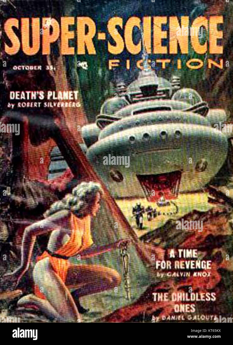 Super Science Fiction 1957 refers to a science fiction magazine from ...