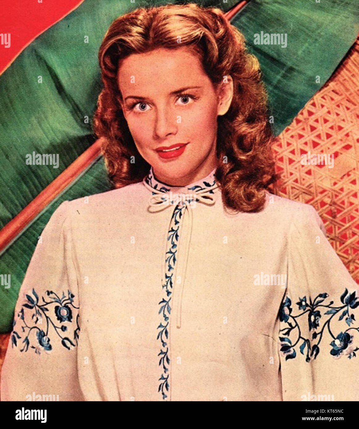 Susan Peters 1944 color portrait Stock Photo - Alamy