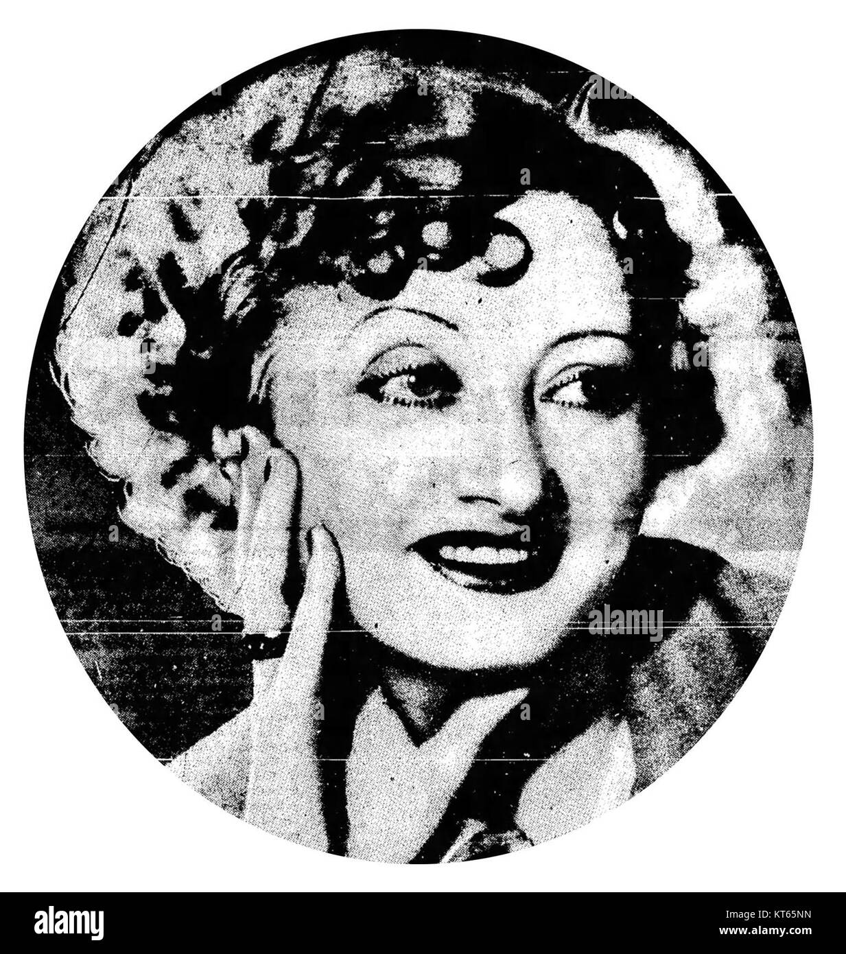 1930s fashion style woman Cut Out Stock Images & Pictures - Alamy