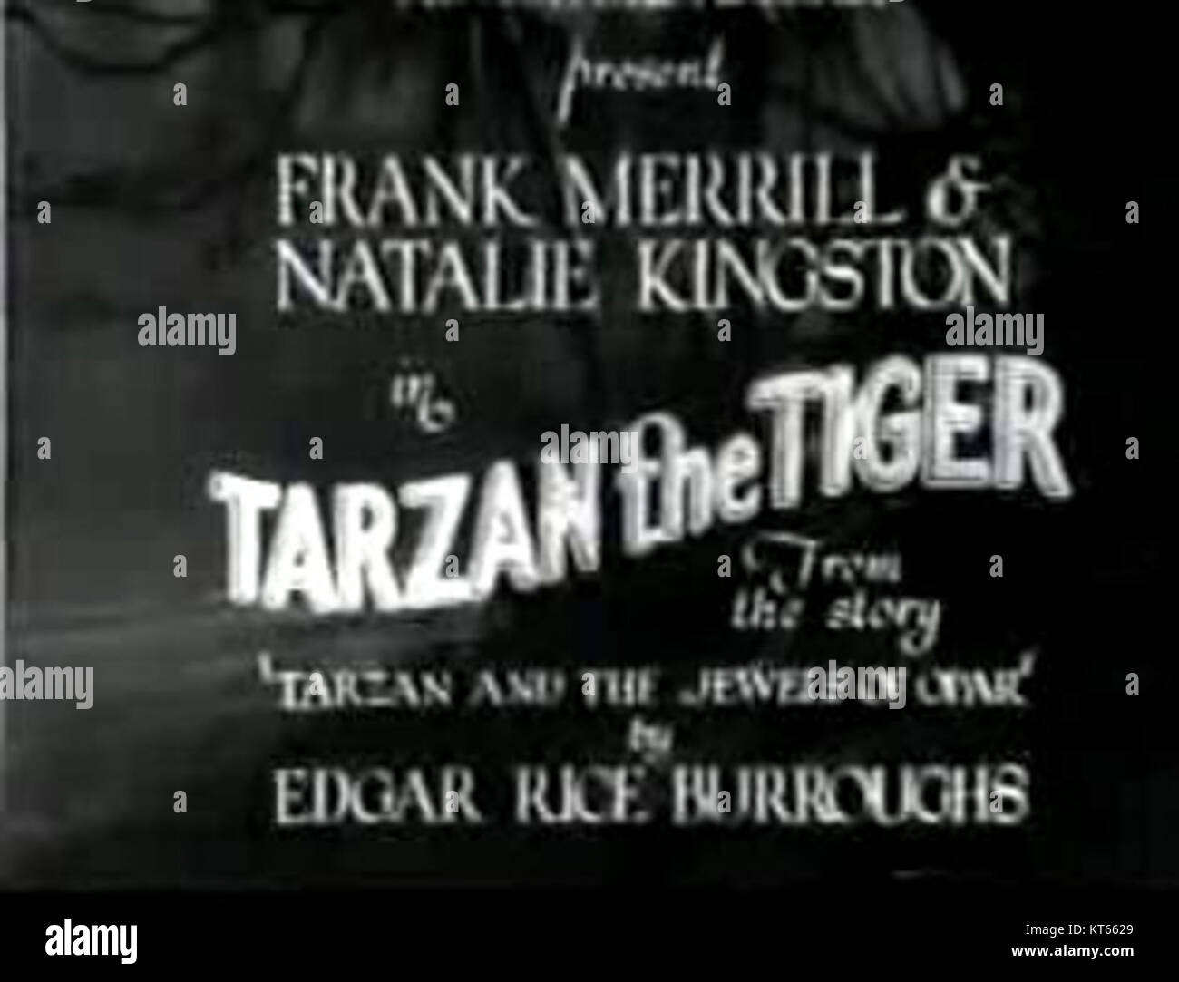 'Tarzan the Tiger' is a 1929 silent film serial based on Edgar Rice ...