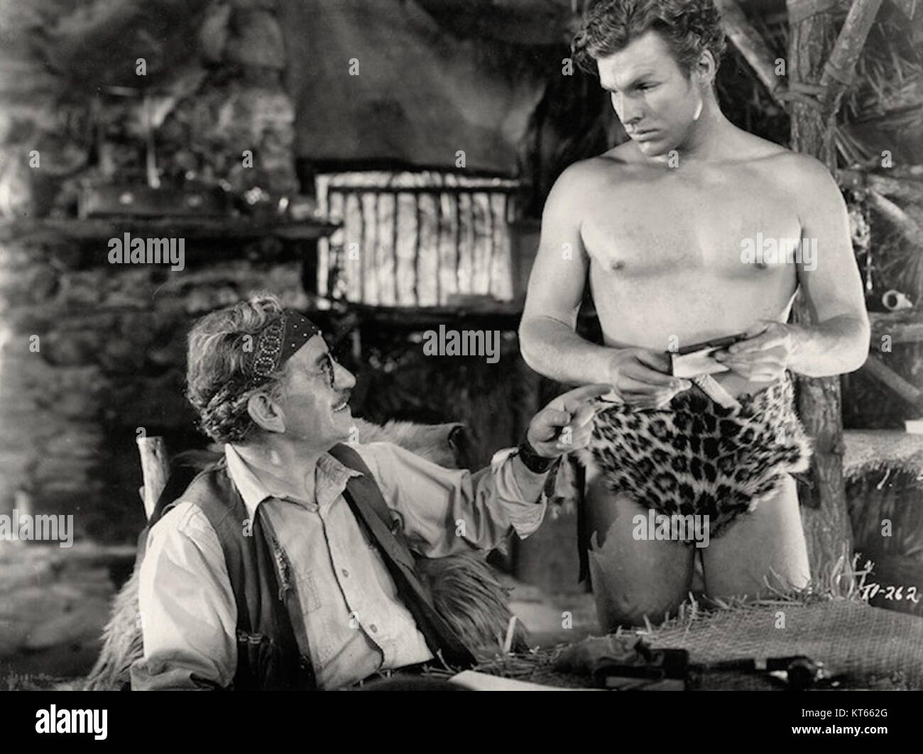 A still from the 1933 film 'Tarzan the Fearless,' featuring the iconic ...