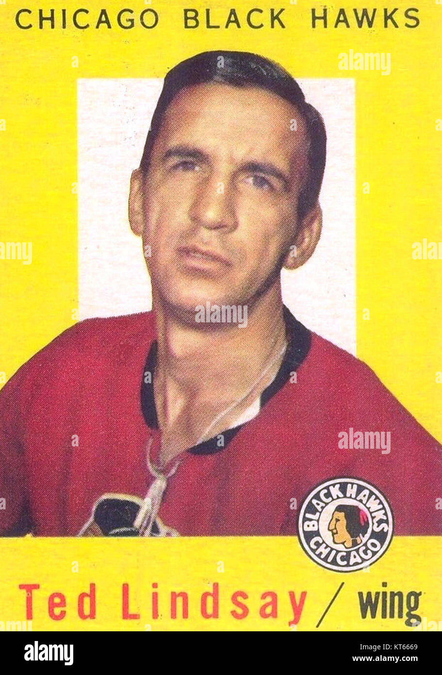 Ted Lindsay, a professional ice hockey player known for his role with ...