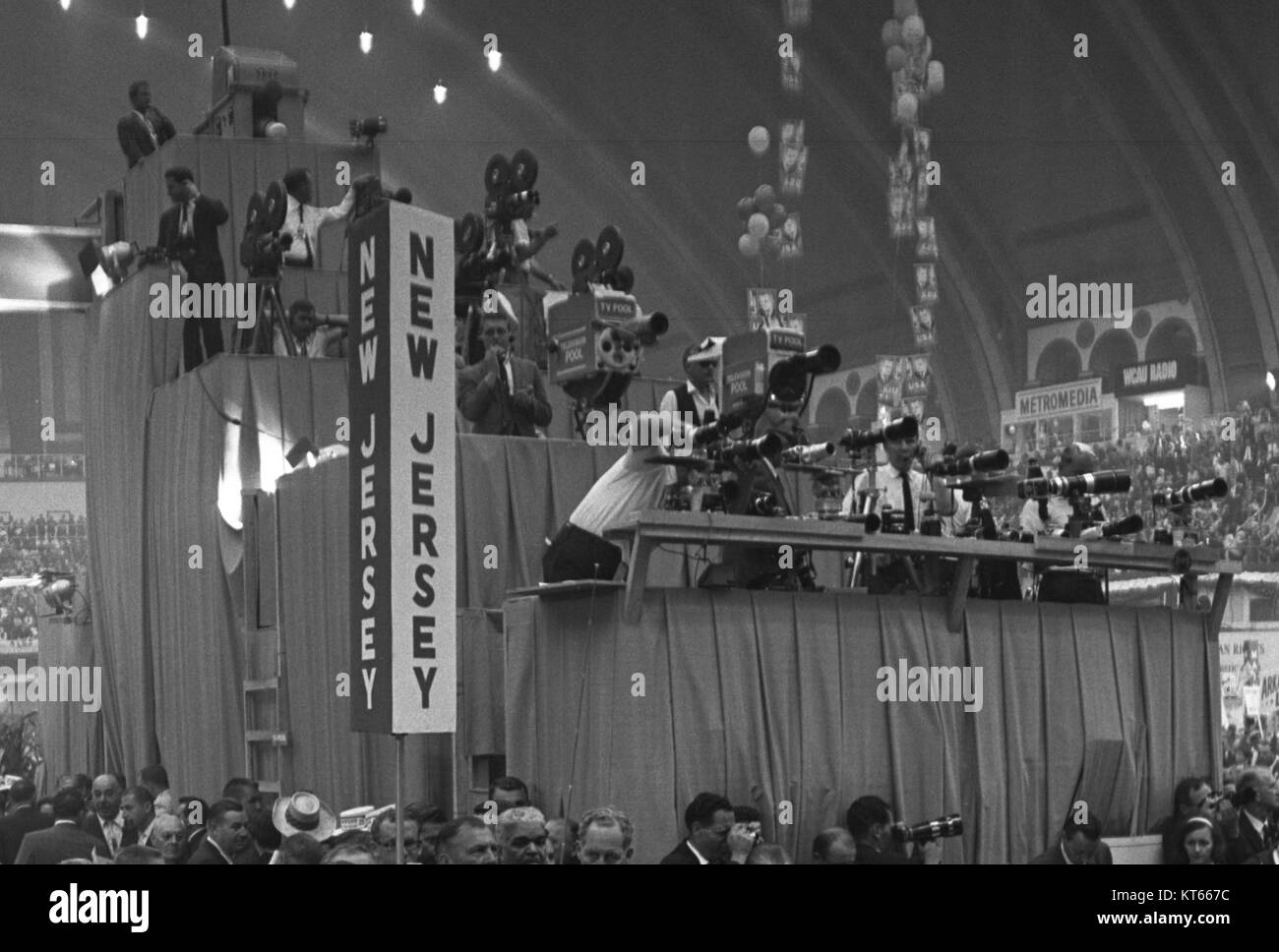 1964 democratic national convention Black and White Stock Photos ...
