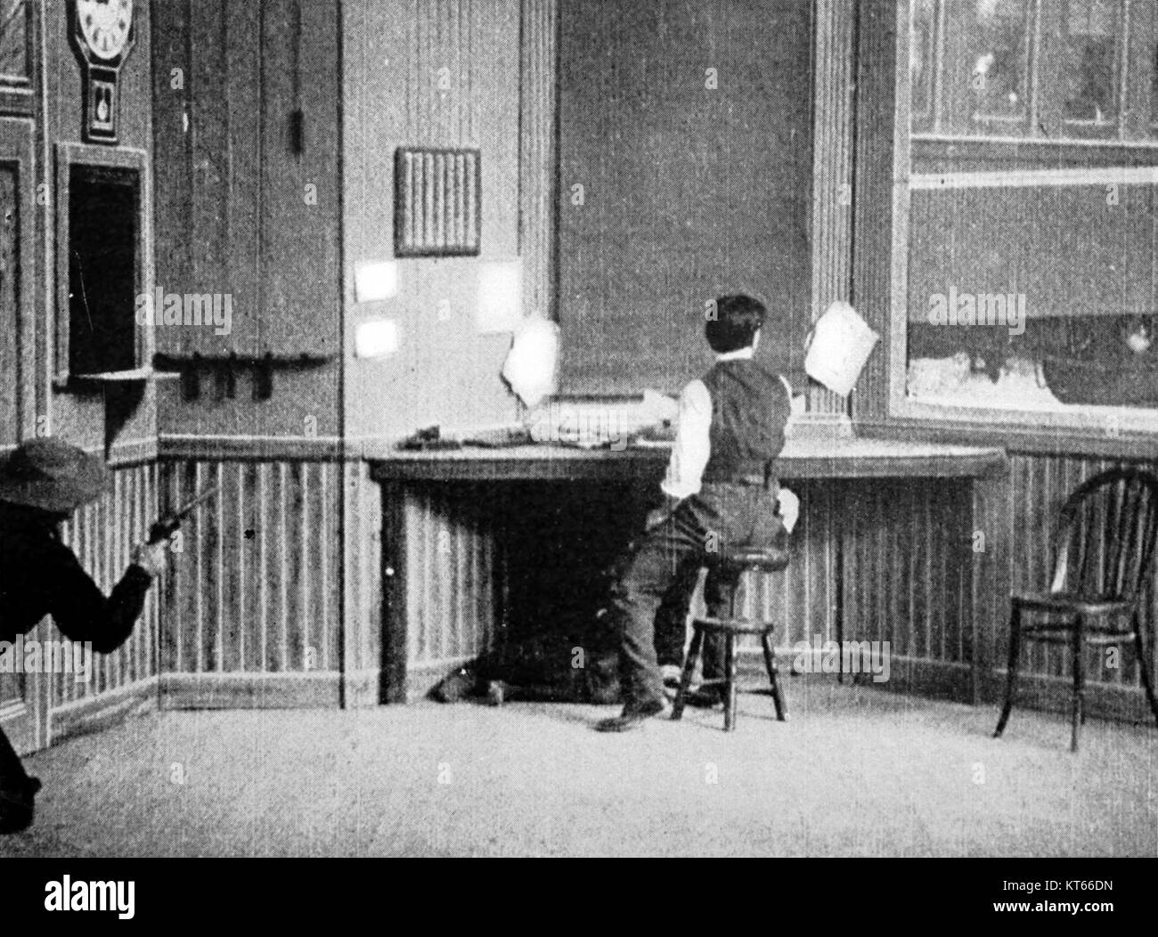 Edwin s porter robbery hi-res stock photography and images - Alamy