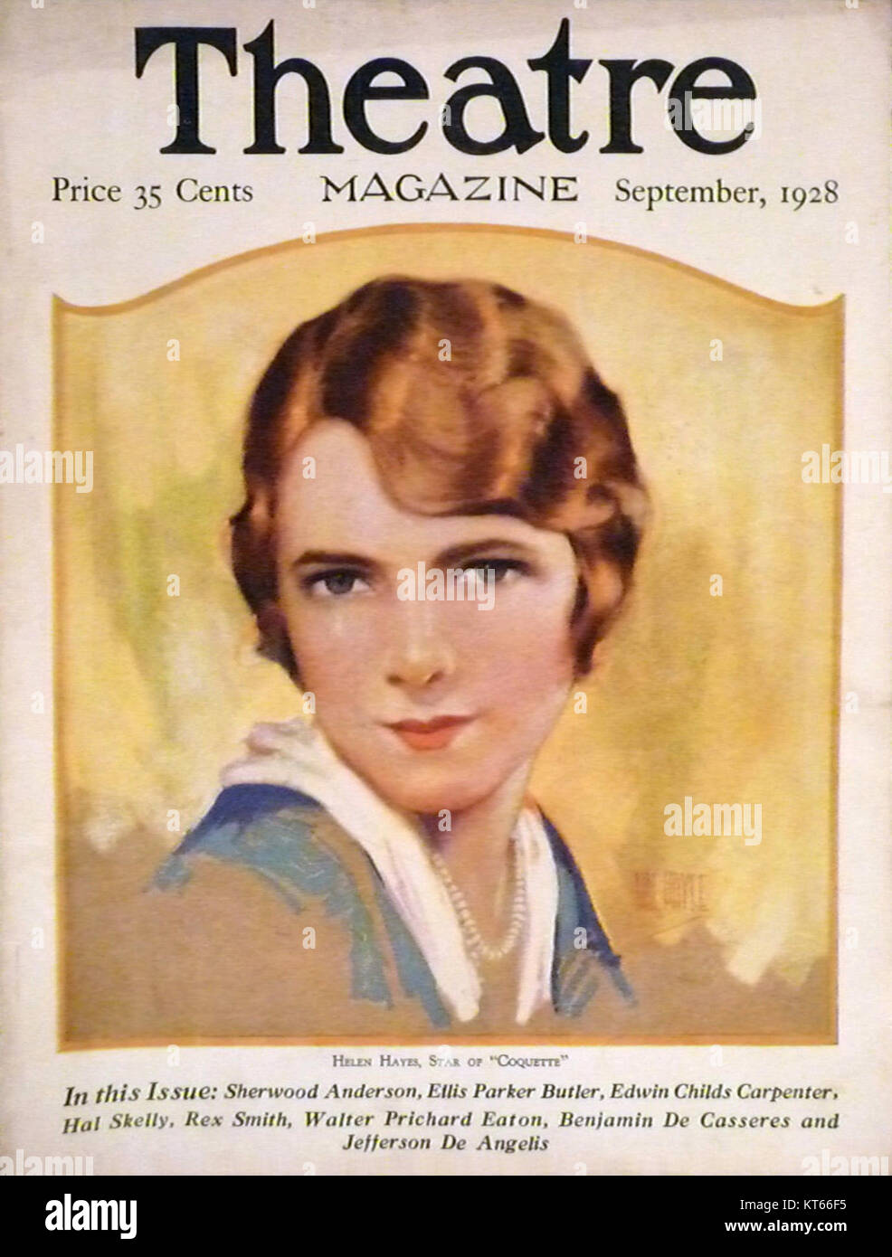 This image captures a theatre scene from September 1928, possibly ...