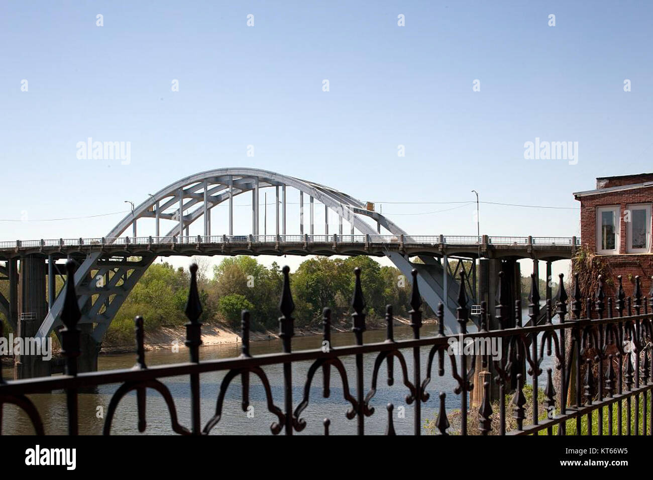 The Edmund Pettus Bridge, located in Selma, Alabama, is an iconic ...