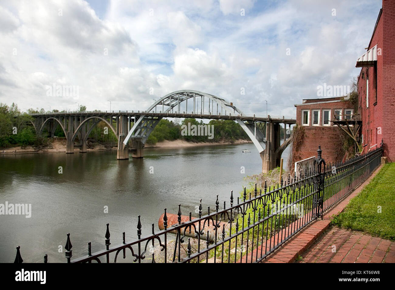 The Edmund Pettus Bridge, located in Selma, Alabama, is a historically ...
