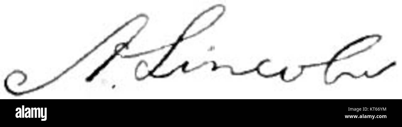 This signature of Abraham Lincoln, featured in *Appletons' Journal ...