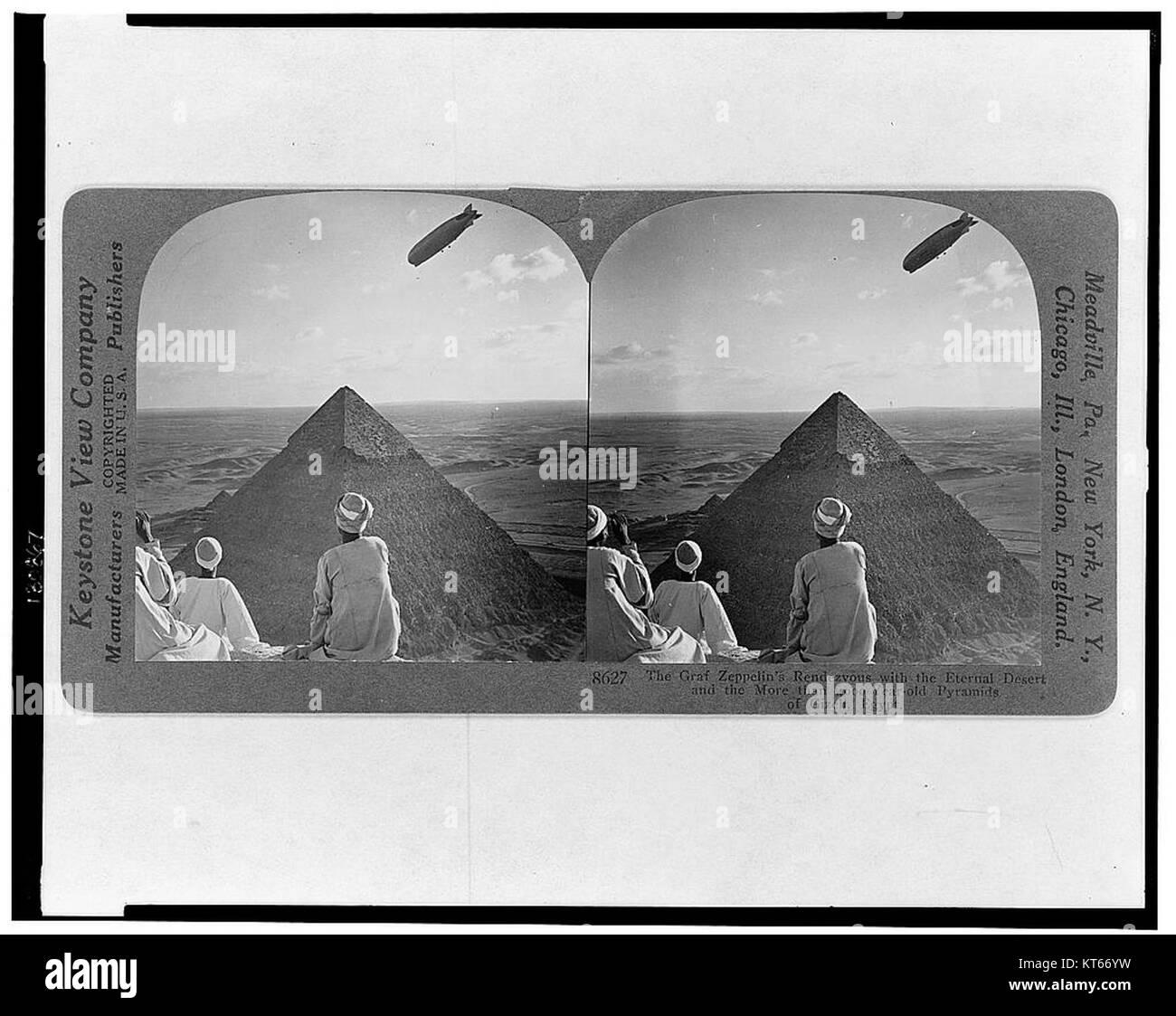 Pyramids of giza aerial view hi-res stock photography and images - Alamy