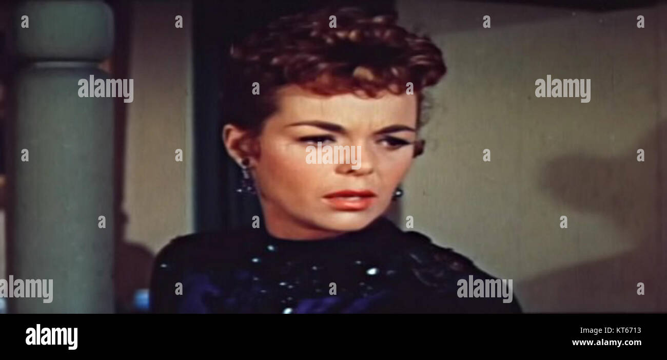 A scene from the film 'The Gunfight at Dodge City' featuring Nancy ...