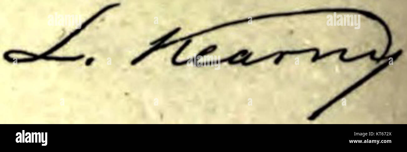 This is a signature of Appletons' Kearny Lawrence, showcasing a unique ...