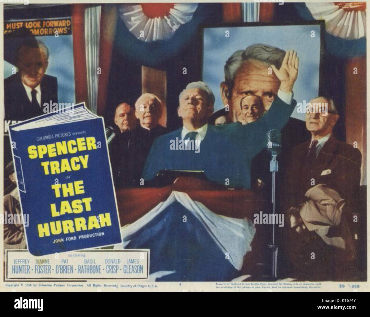 Poster for the 1958 film *The Last Hurrah*, capturing the essence of ...
