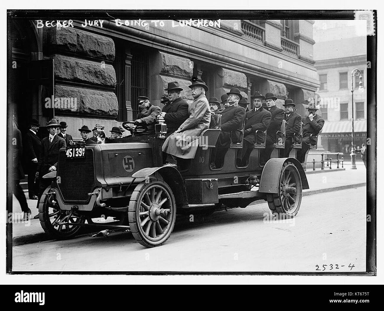 An image from the Library of Congress capturing the Becker jury ...