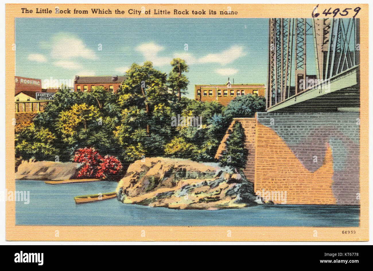 This image showcases the Little Rock, a geological feature from which ...