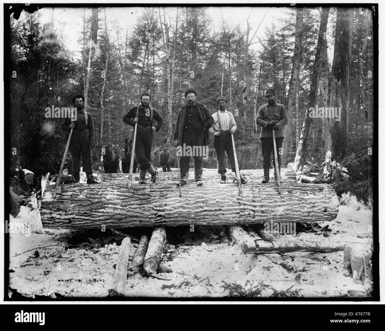 'The Loggers' is an original photograph capturing a scene from Michigan ...