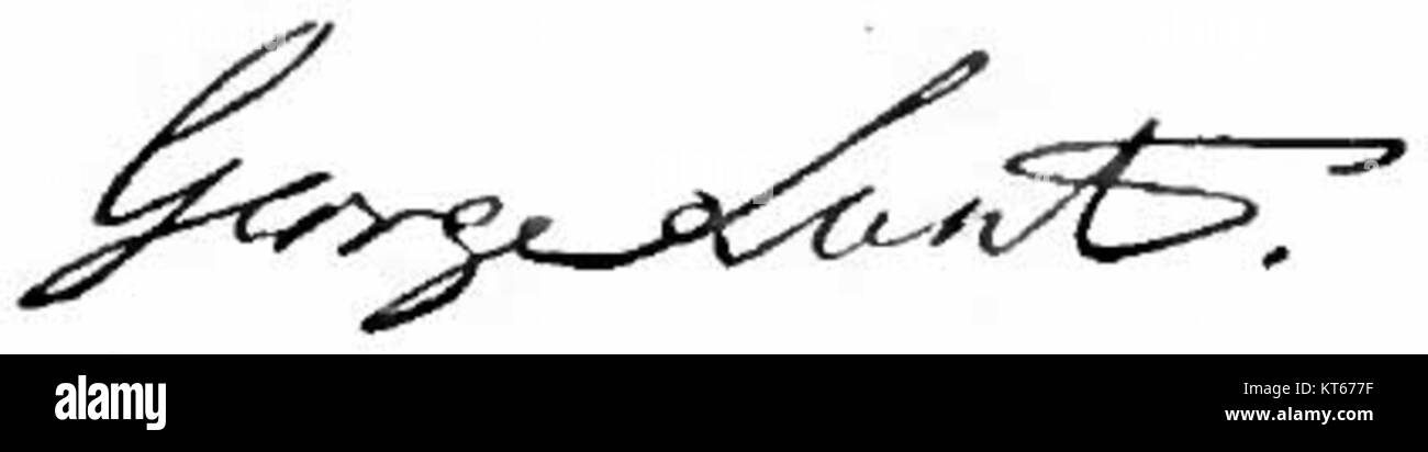 Image of George Lunt's signature from Appletons' Cyclopedia of American ...