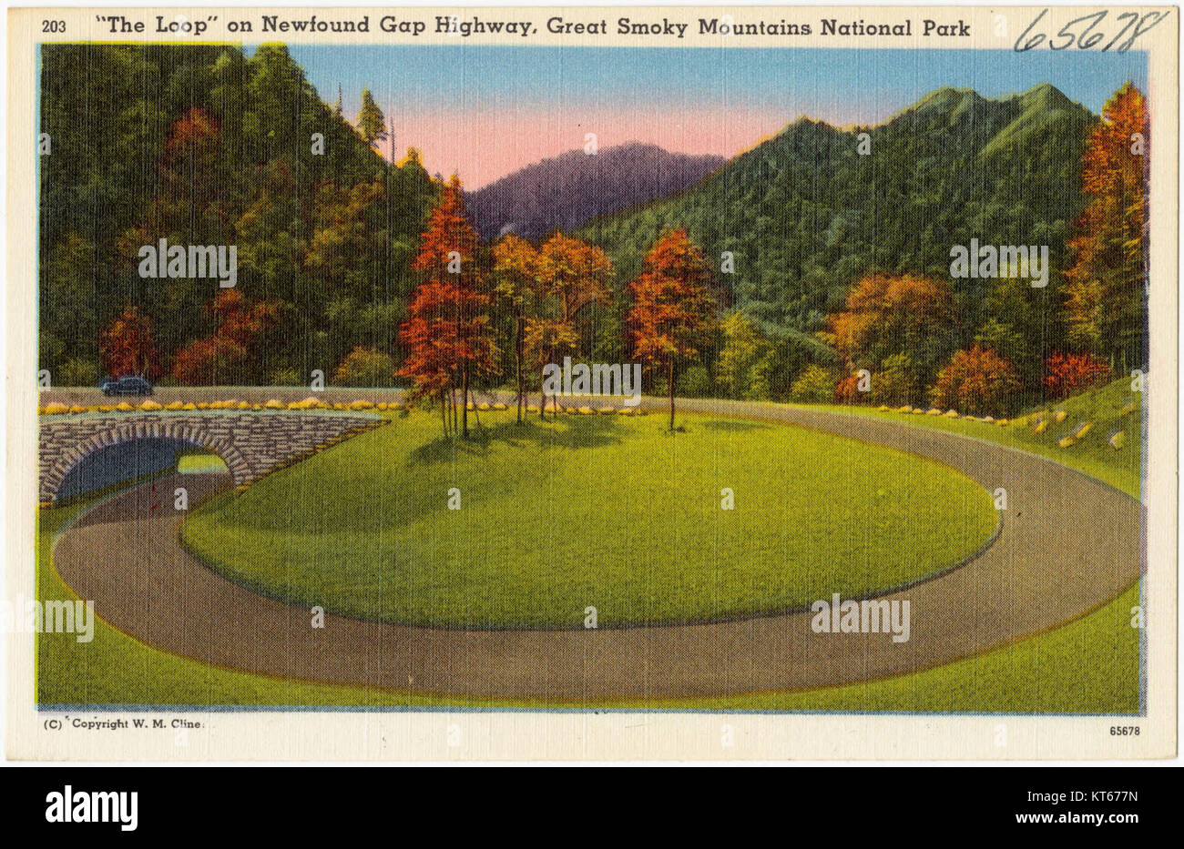 The Loop on Newfound Gap Highway is a scenic section of road in the ...