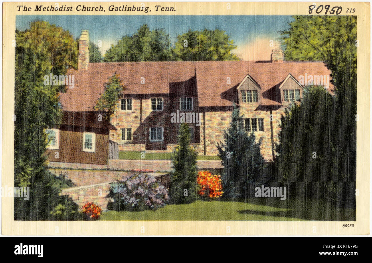 A photograph of The Methodist Church in Gatlinburg, Tennessee ...