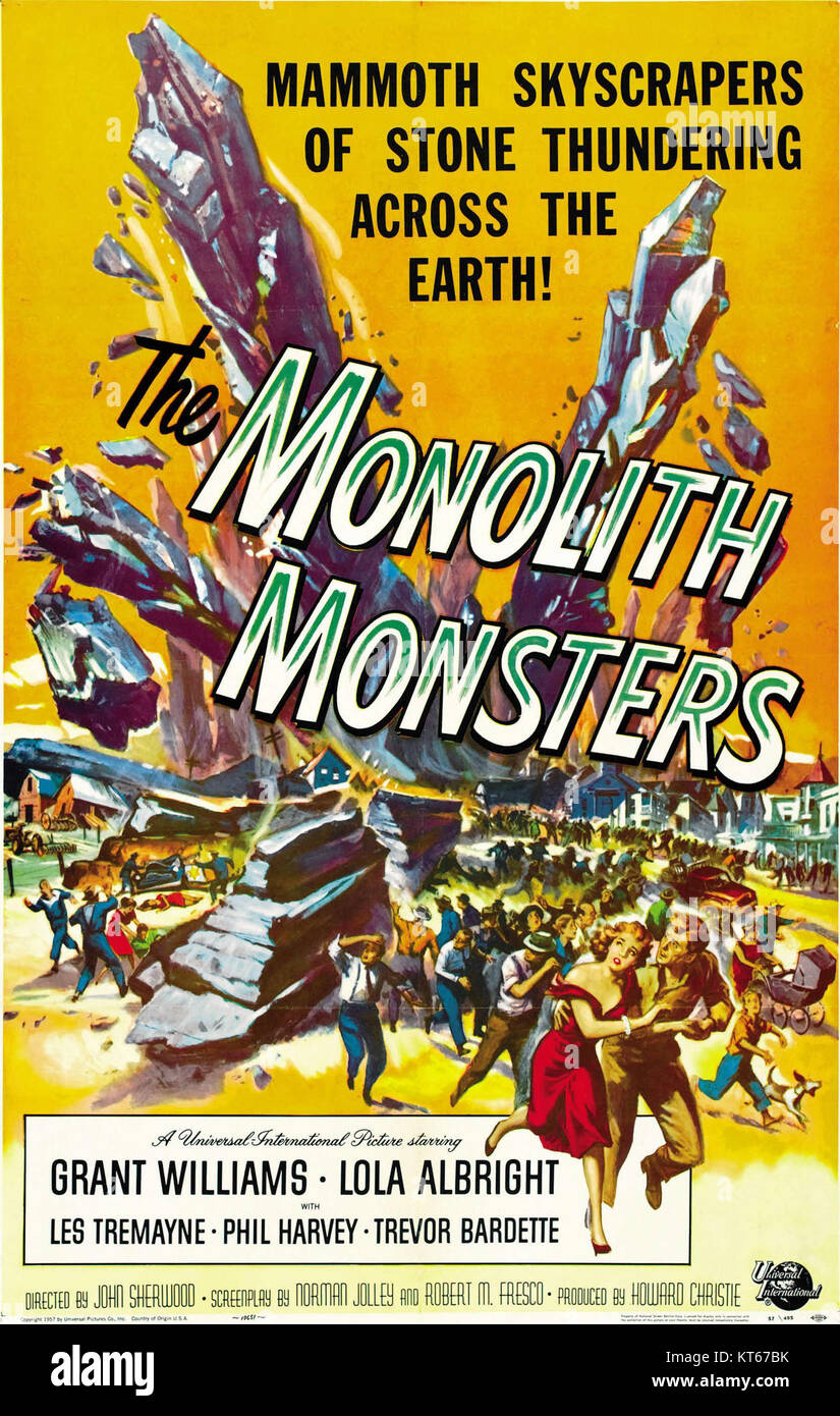 'The Monolith Monsters' is a 1957 American science fiction film. The ...
