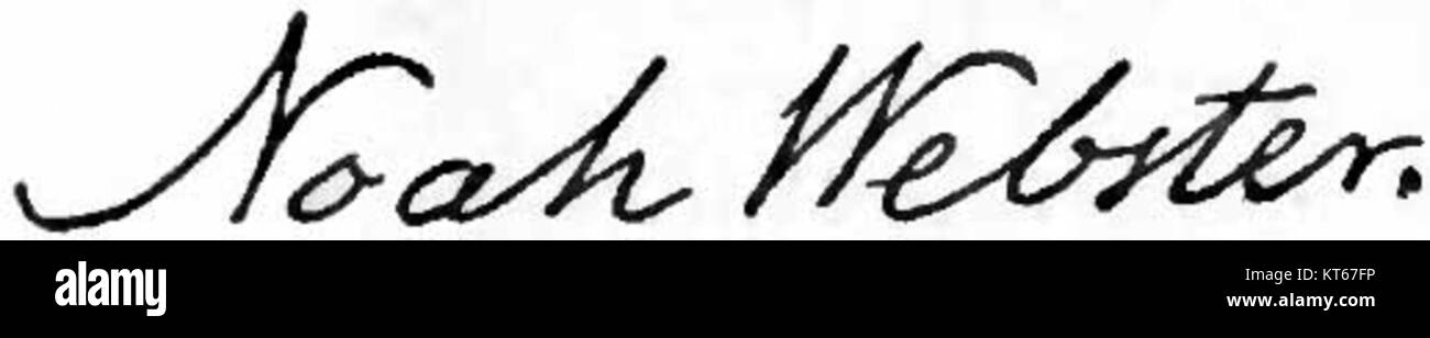 The Appletons' Webster Noah signature refers to a historical reference ...