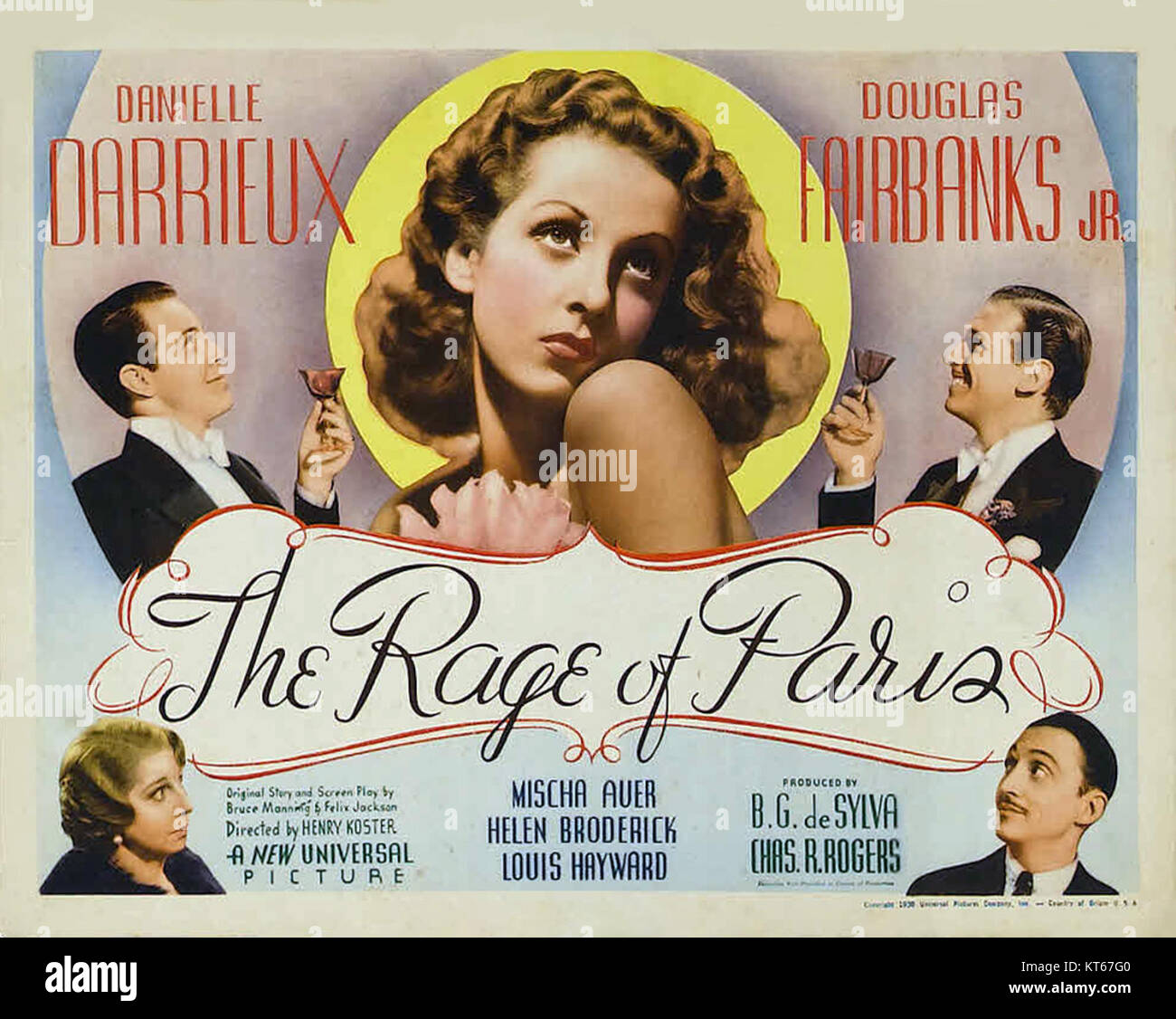 The Rage of Paris is a 1938 film, and its poster features the film's ...
