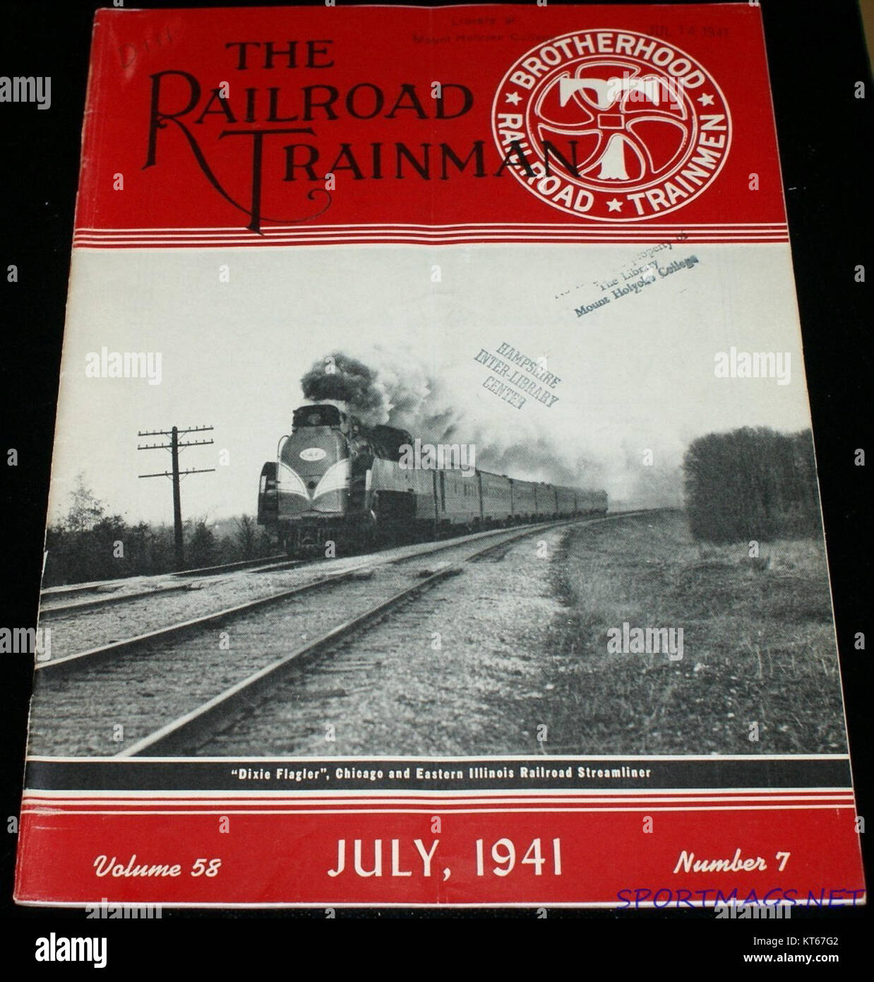 The Railroad Trainman July 1941 issue, featuring Dixie Flagler ...