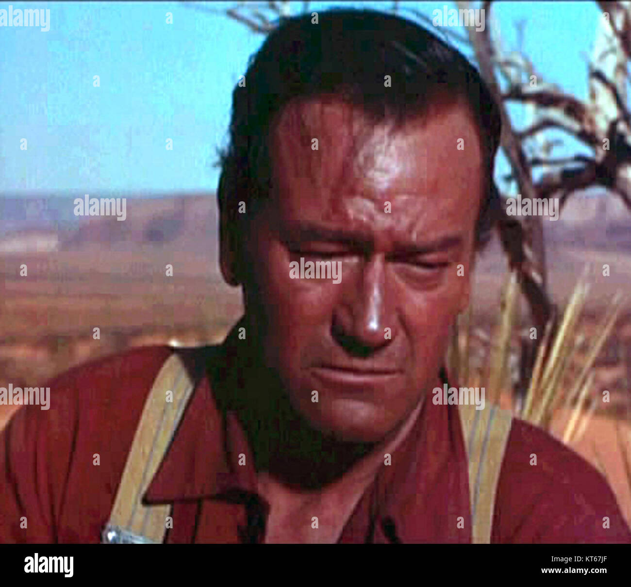 A cropped screenshot from the iconic 1956 film *The Searchers ...