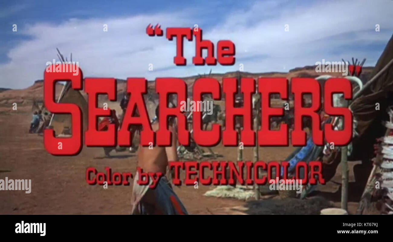 Screenshot from the Ford trailer of the 1956 film 'The Searchers ...