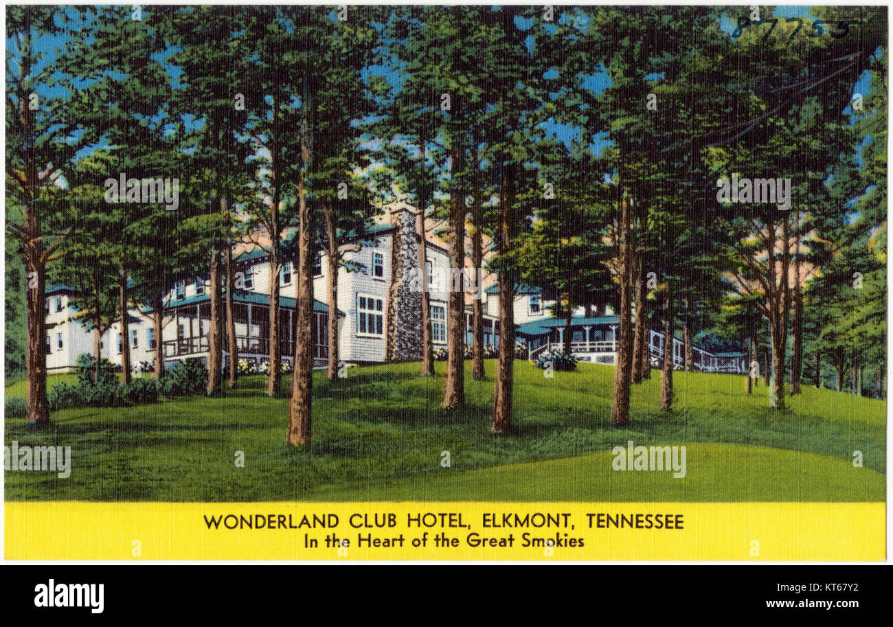 The Wonderland Club Hotel, Elkmont, Tennessee, in the heart of the ...