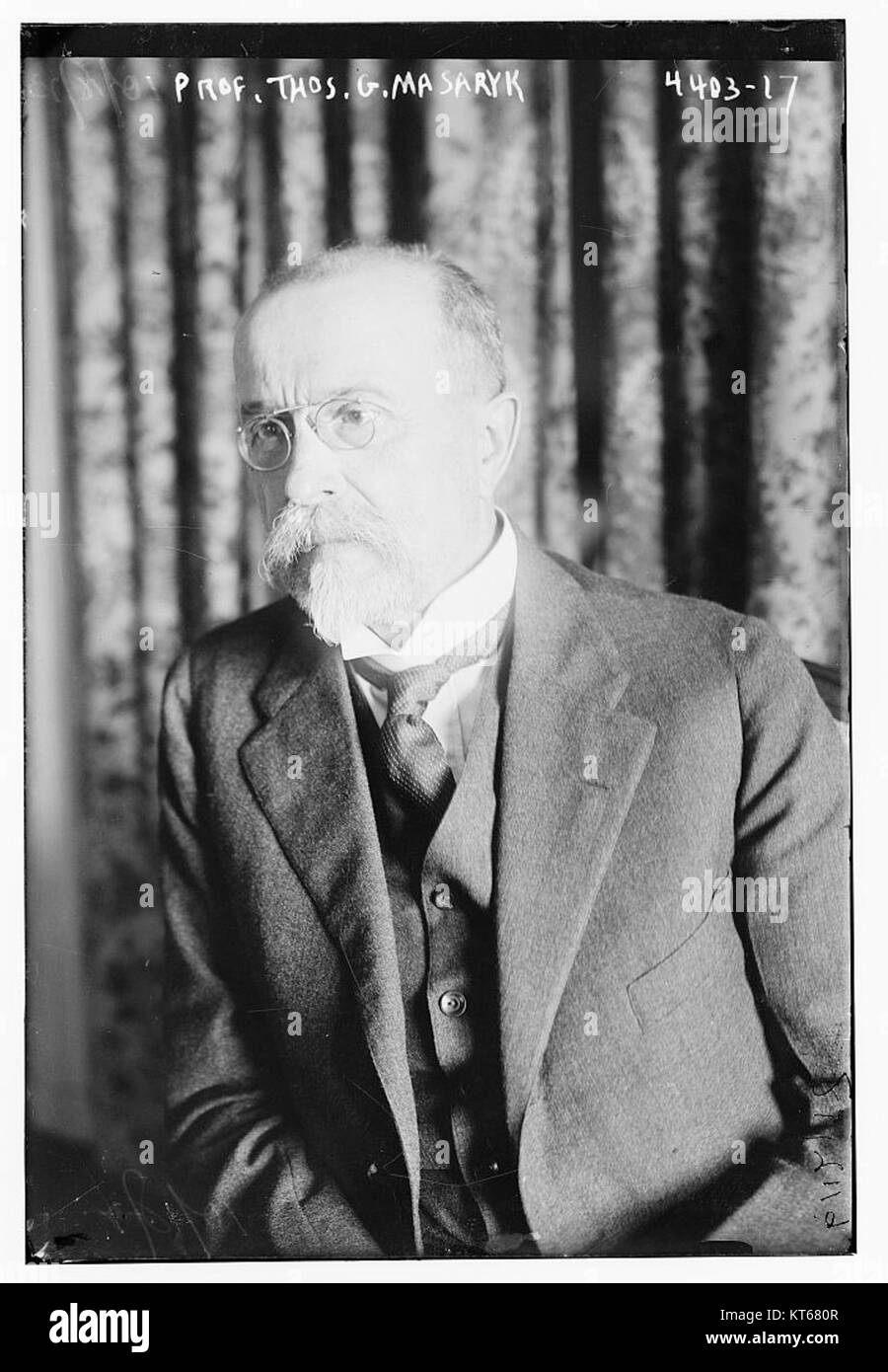 Thomas Masaryk, the first president of Czechoslovakia, was a ...