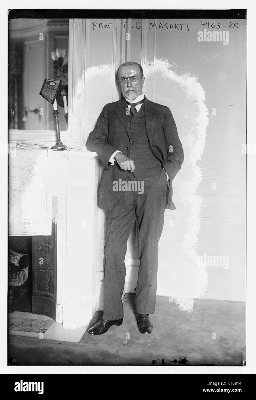 Thomas Masaryk was the first president of Czechoslovakia and a key ...
