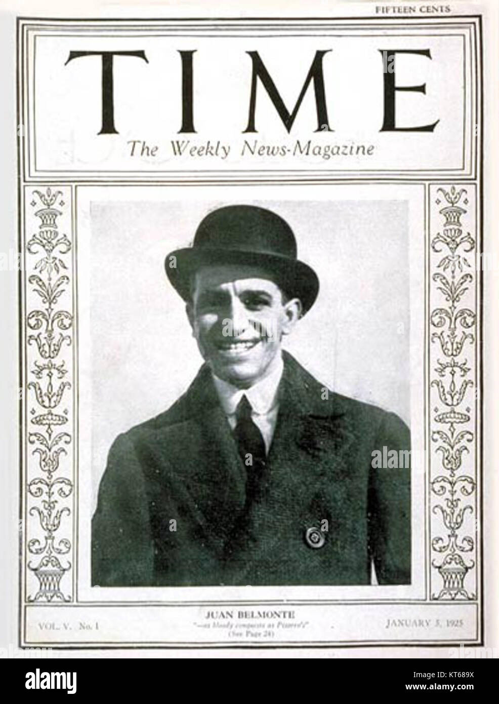 This cover from the January 5, 1925 edition of *Time* magazine captures ...