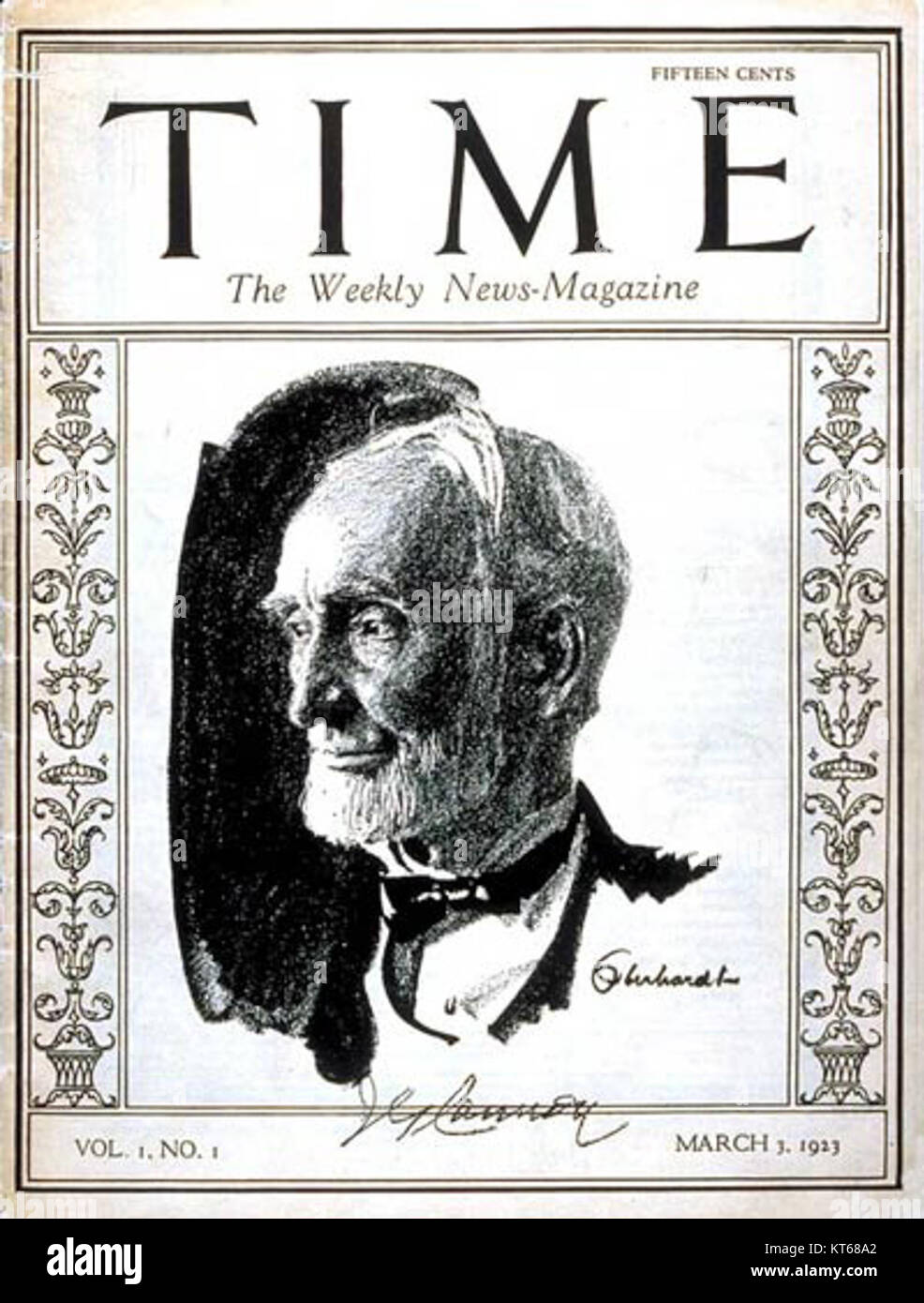 Time Magazine - first cover Stock Photo - Alamy