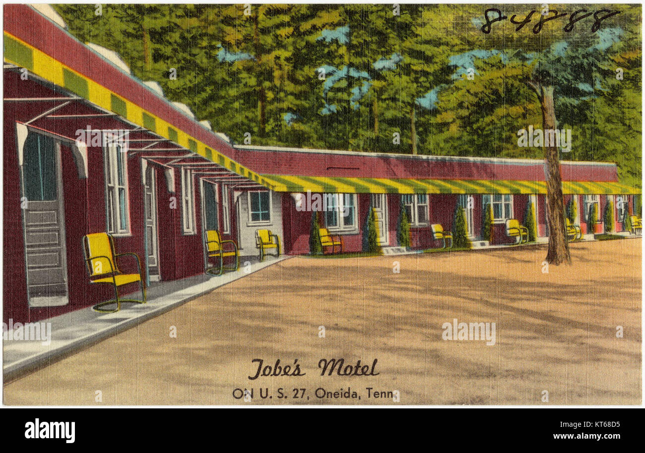 Tobe's Motel, on U.S. 27, Oneida, Tenn (84888 Stock Photo - Alamy