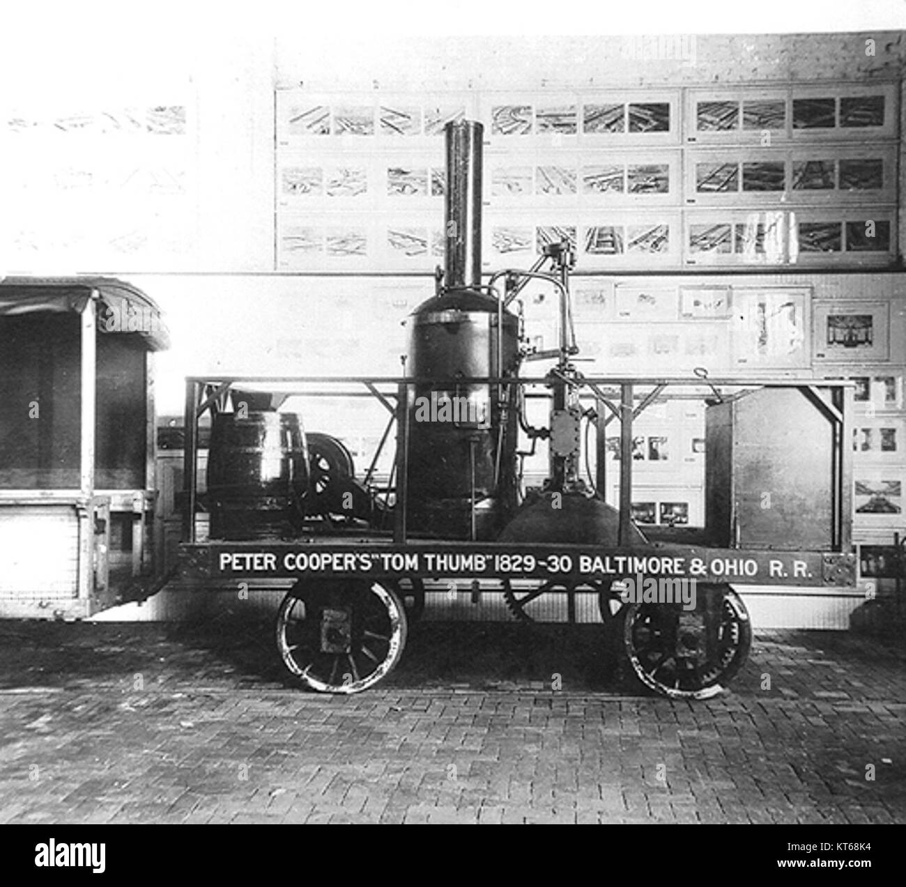 The 'Tom Thumb' is a historic steam locomotive built by Peter Cooper in ...