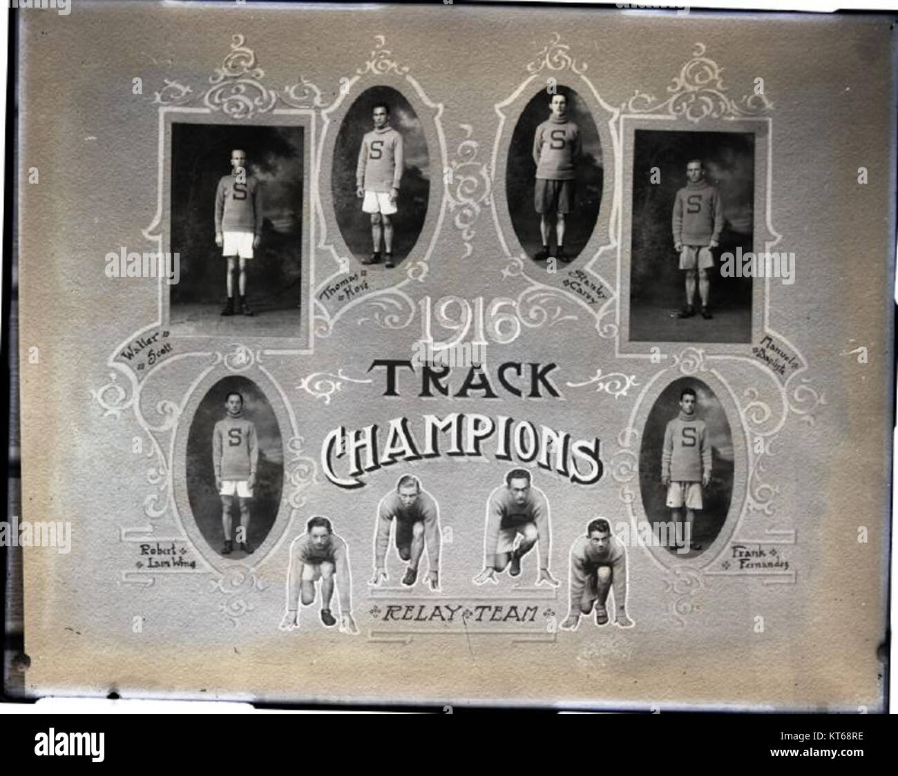 This photograph from the Brother Bertram Collection captures a 1916 ...